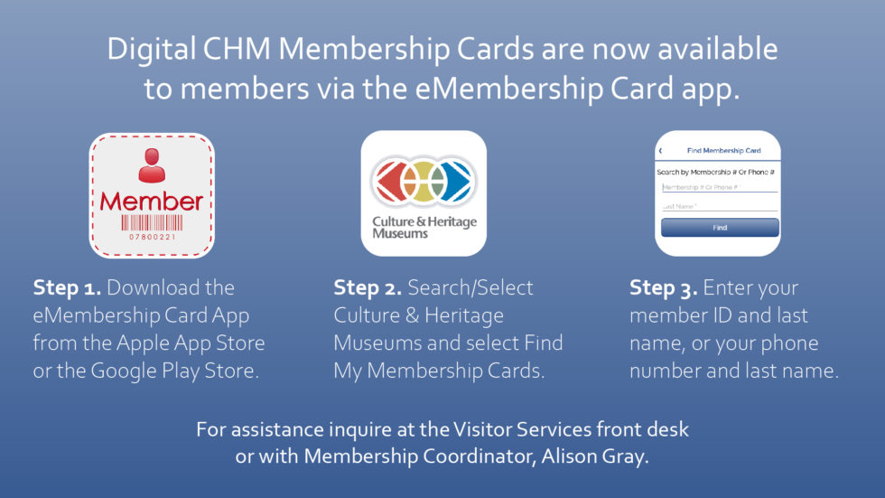 Membership | Culture & Heritage Museums